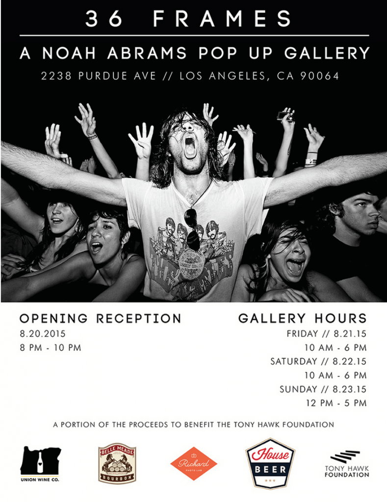 "36 Frames": A Noah Abrams Pop Up Gallery - LA Guestlist