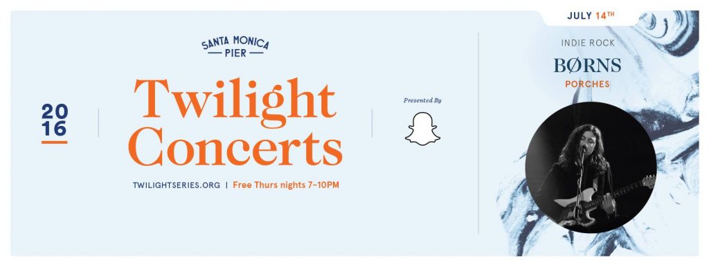 Twilight Concerts: BØRNS - LA Guestlist