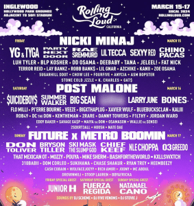 Rolling Loud California 2024 - LA Guestlist